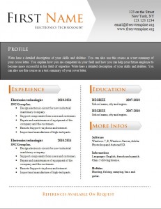 Elegant CV – Samples • Templates • Get A Free CV