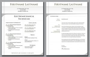 CV Template and Cover Letter Bundle #2 • Get A Free CV