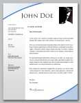 Beginner's Cover Letter and Resume • Get A Free CV • Template