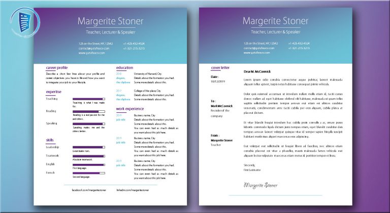 Simple and Effective CV • Get A Free CV • Templates • Cover Letter